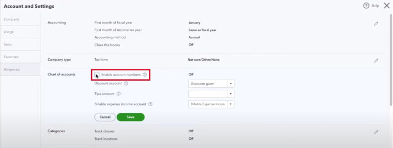 How to Enable Account Numbers in QuickBooks Online? How to Enable Account Numbers in QuickBooks Online?
