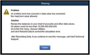 How to Fix QuickBooks Overflow Error in Desktop: Causes & Symptoms