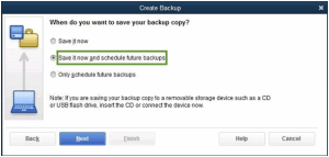 Create a Backup of QuickBooks Desktop Company File (Move)