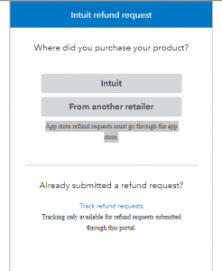 Request a Refund for QuickBooks Products You Purchased