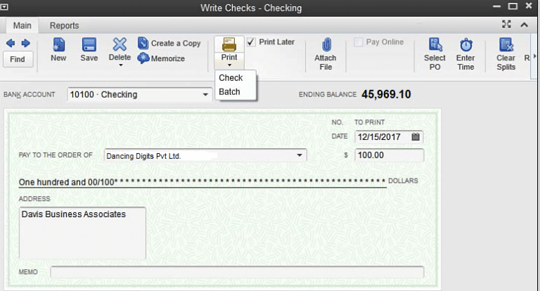 How To Print Checks in QuickBooks Desktop/MAC (2022 Guide)