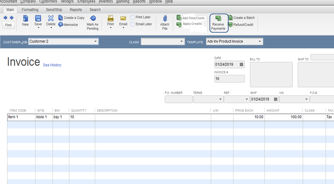 How to Mark an Invoice as Paid in QuickBooks - Paid to Unpaid