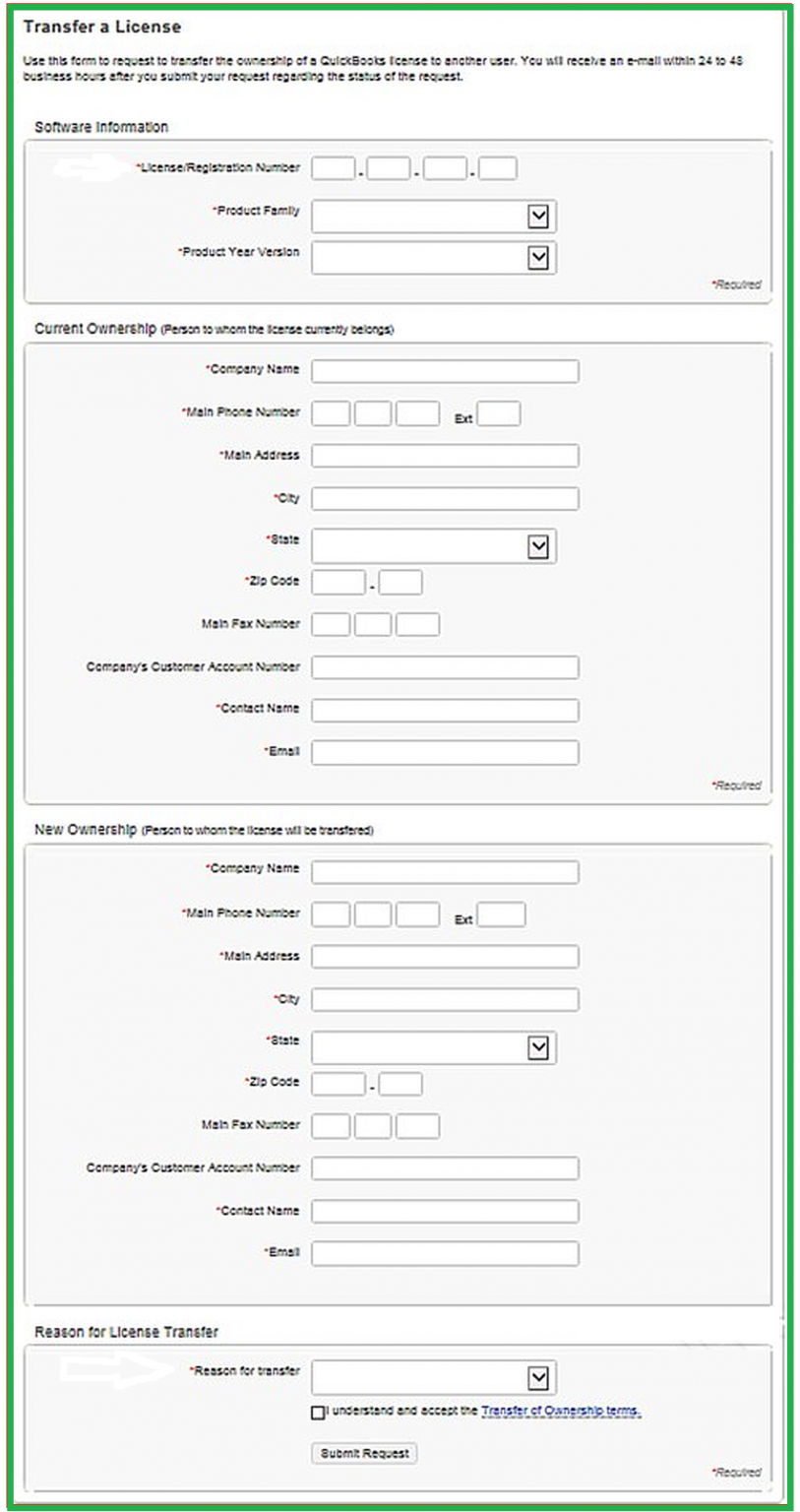 How to Transfer QuickBooks License to New Owner