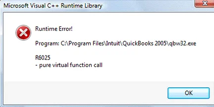 Fix QuickBooks Runtime Error R6025 In Just Five Steps