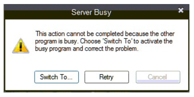How to Fix QuickBooks Server Busy Error- This Action Cannot be Completed?