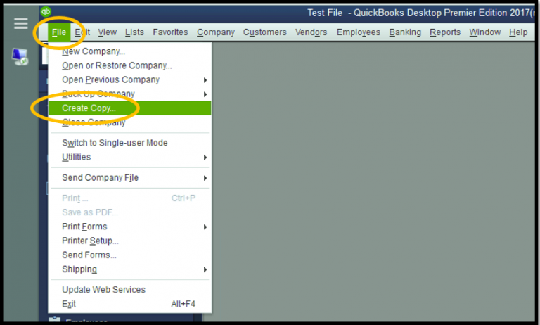 How to Create a Portable Company File in QuickBooks Desktop?