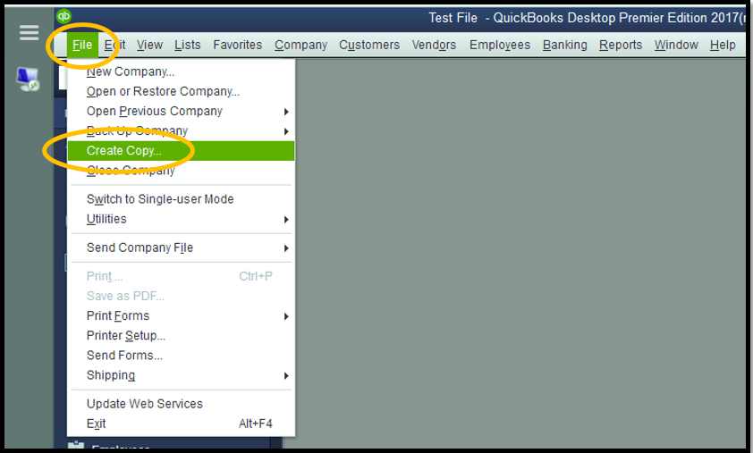 How to Create a Portable Company File in QuickBooks Desktop