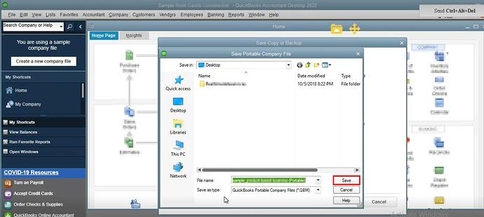How to Create a Portable Company File in QuickBooks Desktop?