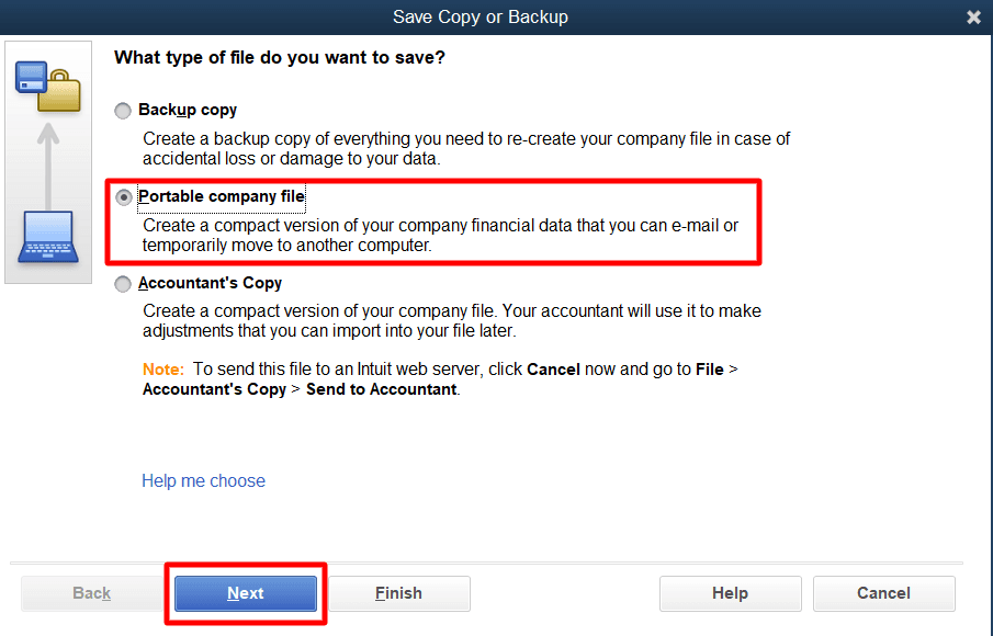 How to Create a Portable Company File in QuickBooks Desktop?