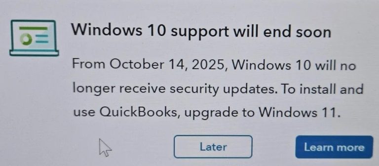 Microsoft Ending Windows 10 Support - What It Means for QuickBooks Users